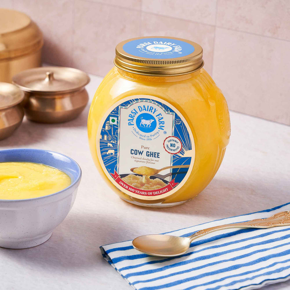 Buy Pure Cow Ghee Online From Parsi Dairy Farm